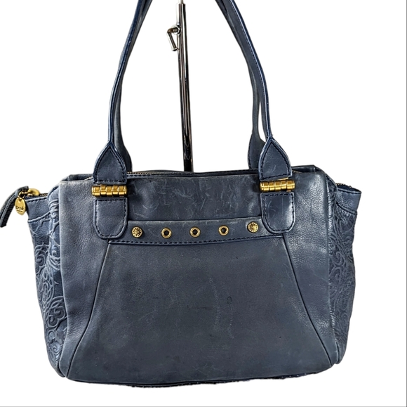 The Sak | Bags | The Sak Serena Handbag Blue Souk Tobacco Embossed ...